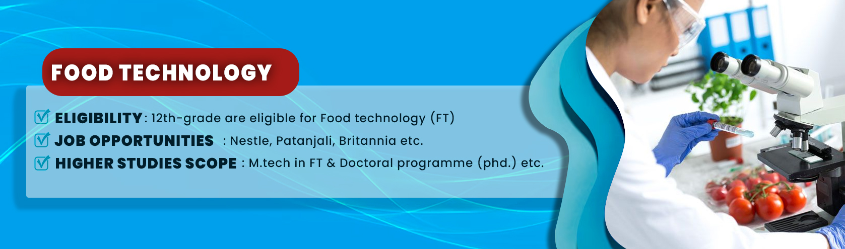 Food technology (FT)