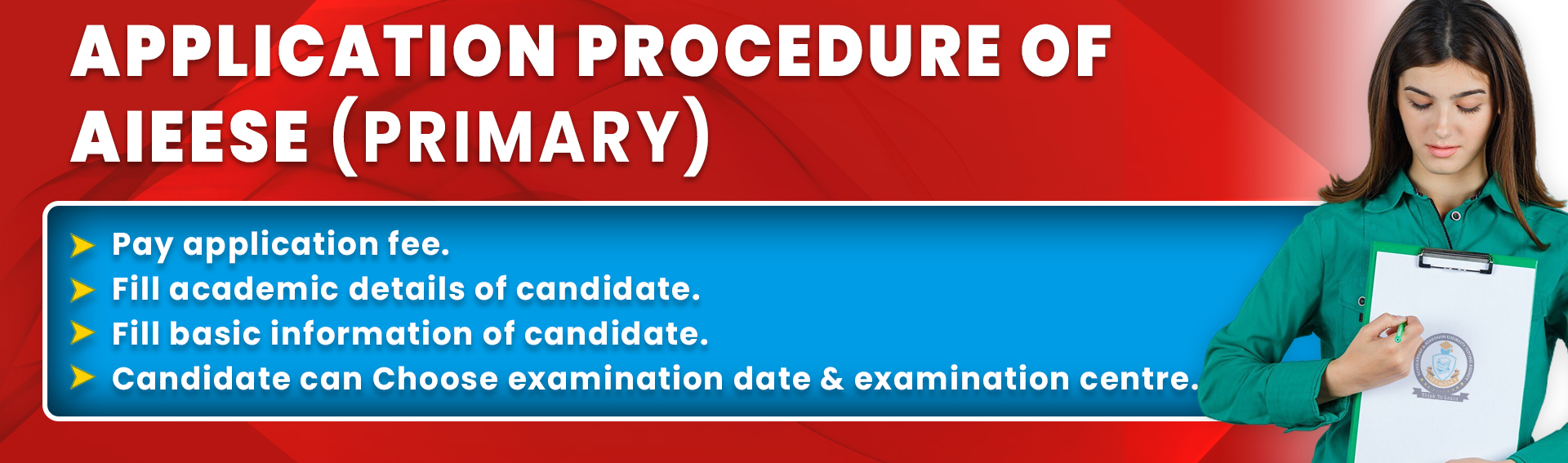 Student Application Procedure Fill Basic Details and Information